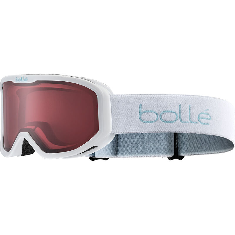 white ski goggles